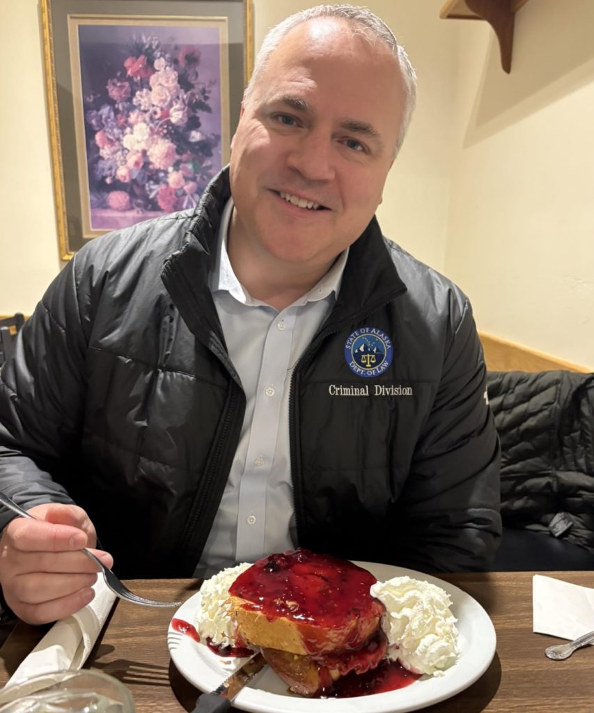 Candidate Treg Taylor posts campaign photo wearing State of Alaska ...