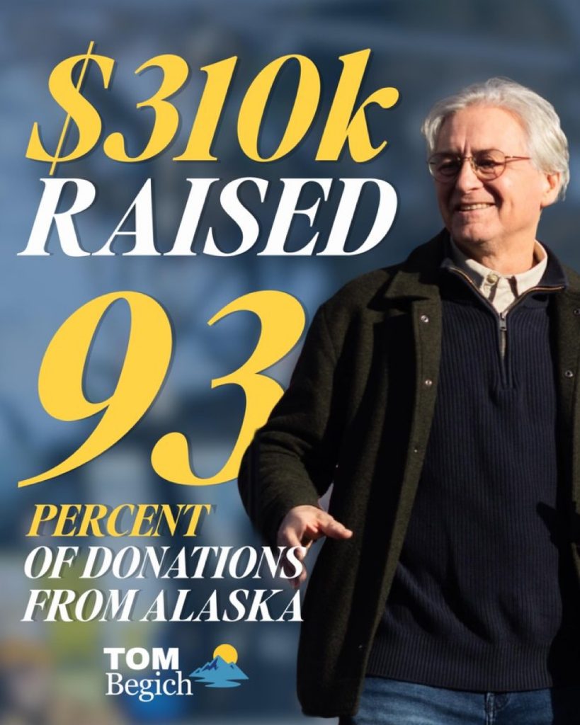 Singer-songwriter Tom Begich raises weak amount so far for his ...